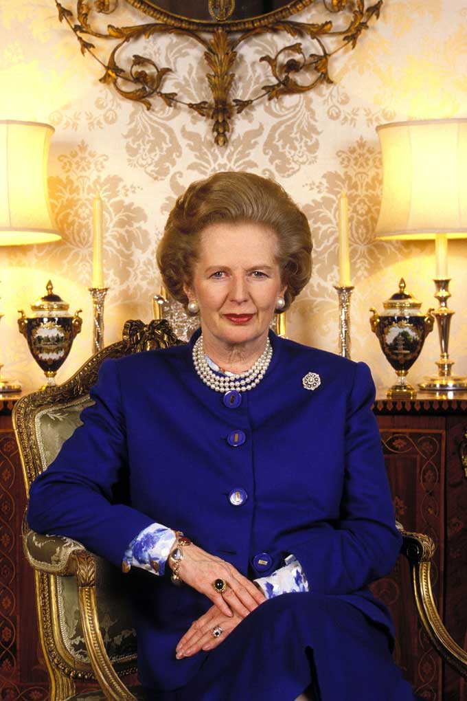 Margaret Thatcher’s hard as nails jewellery was her power uniform