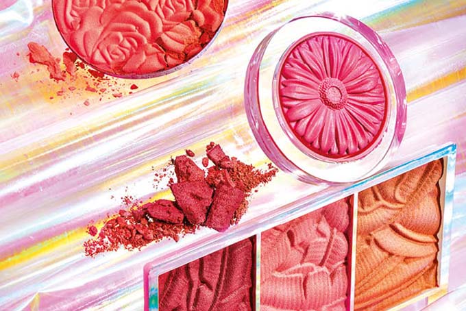 Flaunt a rosy glow this spring with these unique embossed blushes