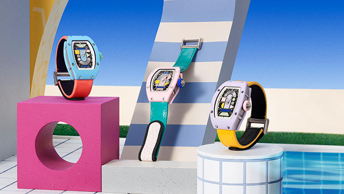 Richard Mille’s new Coloured Ceramics tap on Memphis design