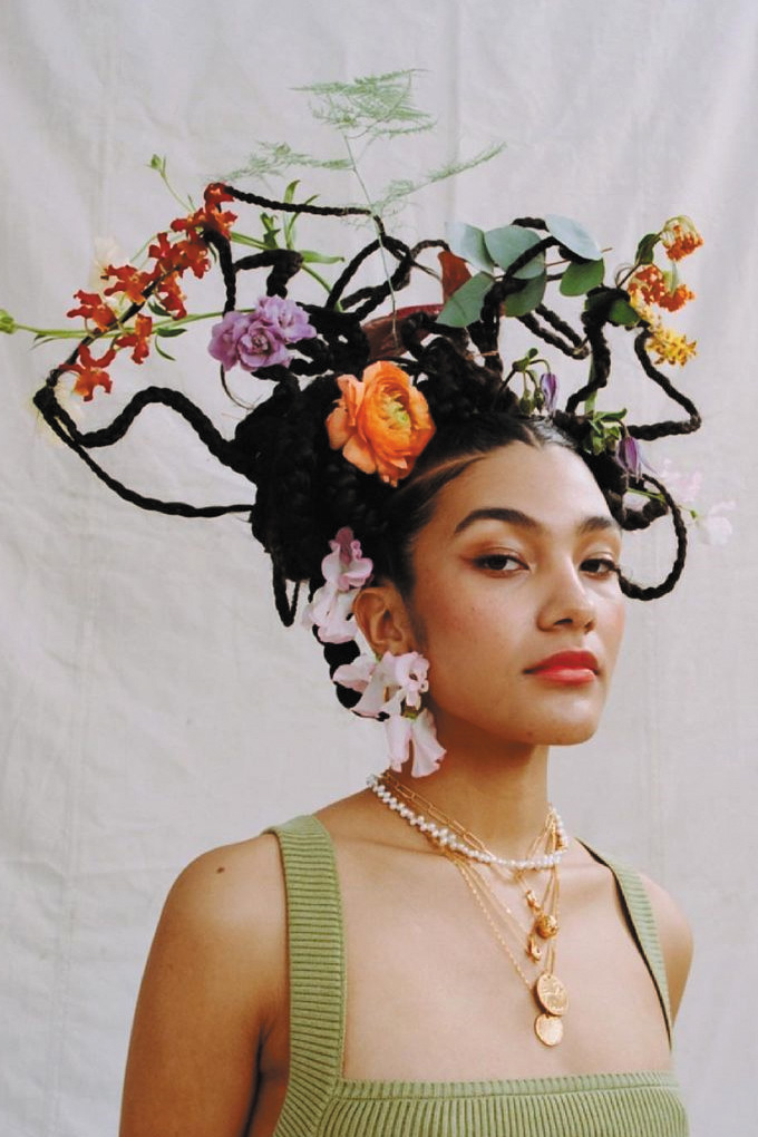 8 experimental hair and make-up moments from Olivia Dean