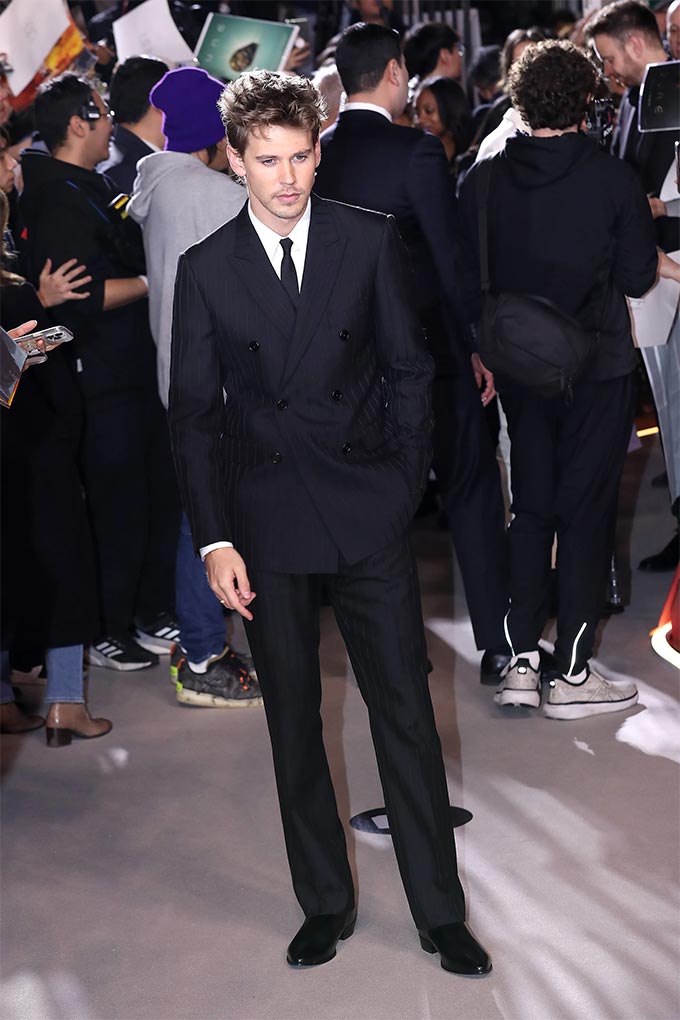 With his slick suit game, Austin Butler was destined for ‘American Psycho’