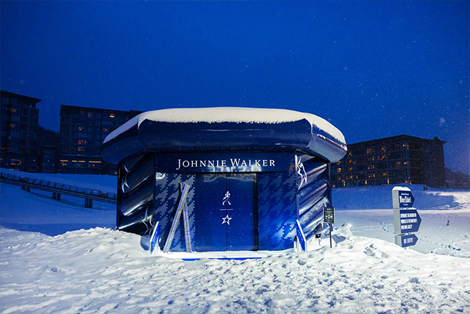 The Johnnie Walker Blue Label launches with a bang amidst the snow-capped peaks of Niseko