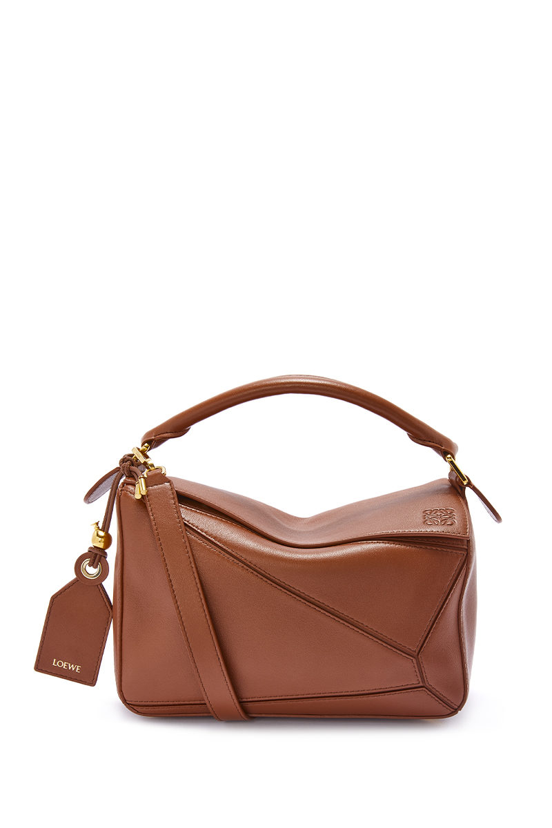 Loewe’s iconic puzzle bag gets a delicate upgrade