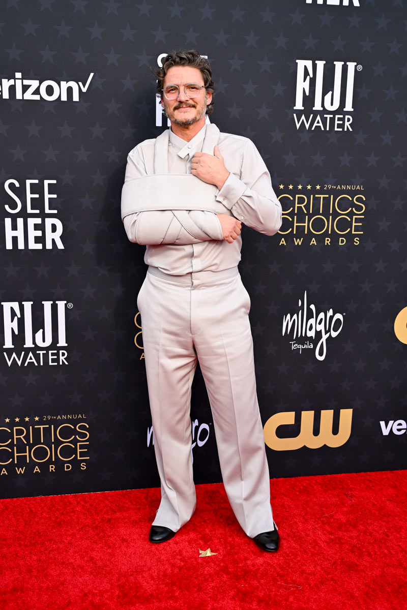We’re obsessed with Pedro Pascal’s funky red carpet style