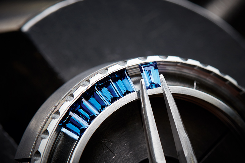 Like a bolt from the blue, the Chanel J12 Bleu adds colour