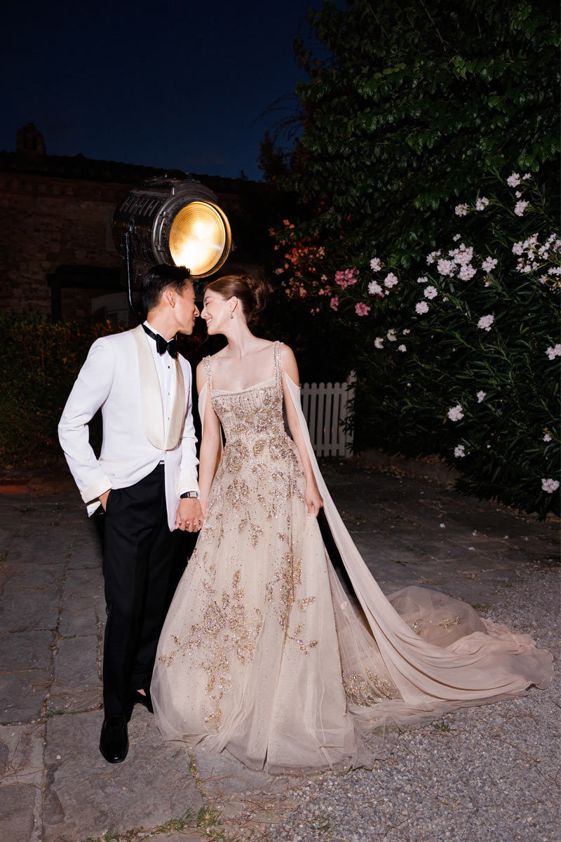 Hong Kong actress Karena Ng and Brian Sze’s wedding in Tuscany was an ...