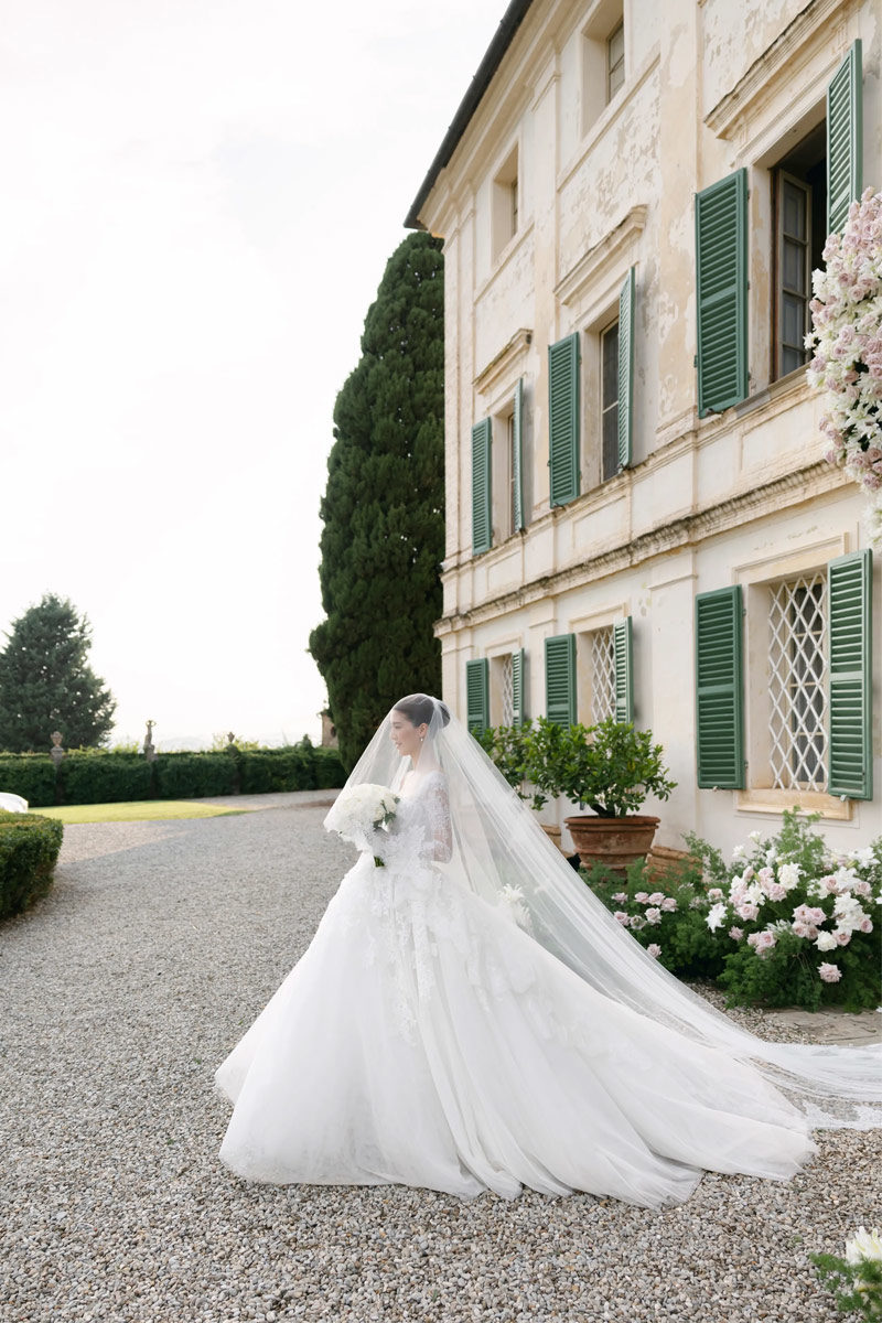 Hong Kong actress Karena Ng and Brian Sze’s wedding in Tuscany was an ...