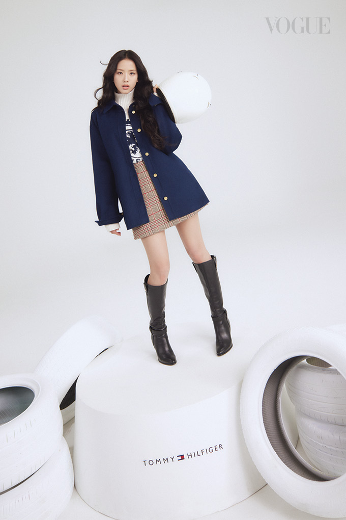 Jisoo charts a fresh course for preppy cool as Tommy Hilfiger turns 40